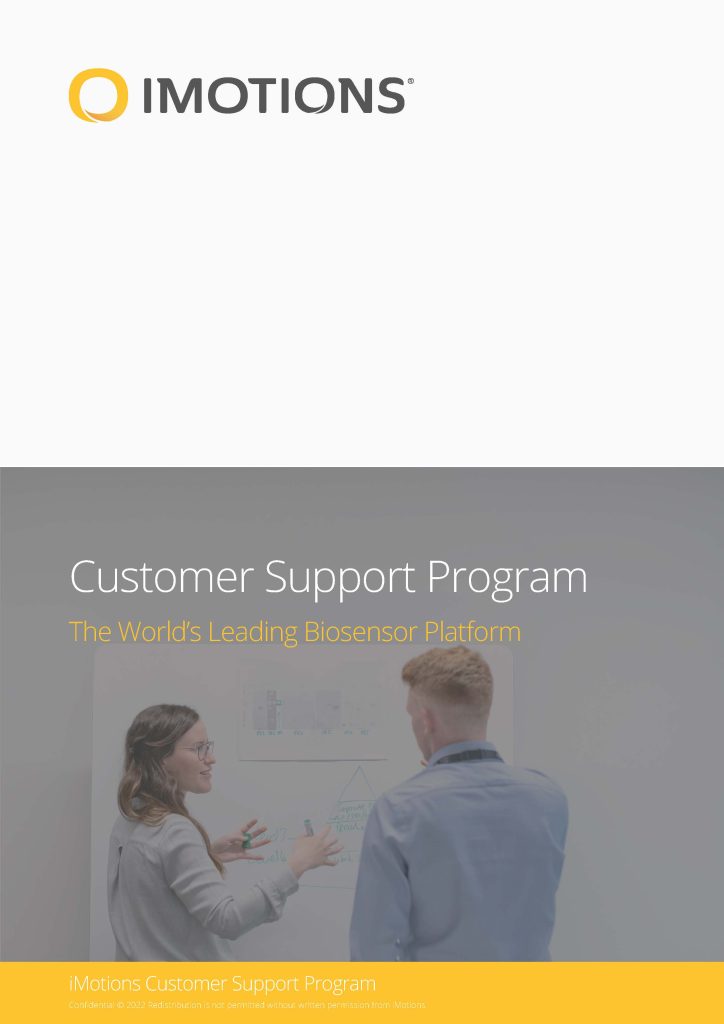 Customer Support Program - iMotions