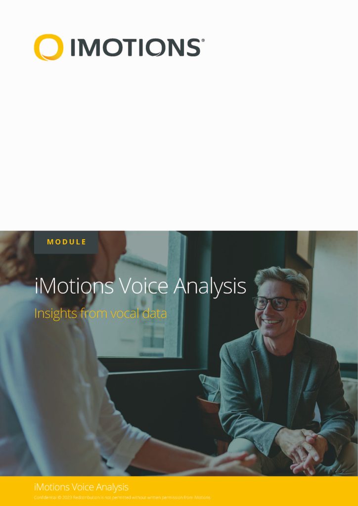 Voice Analysis Module - iMotions